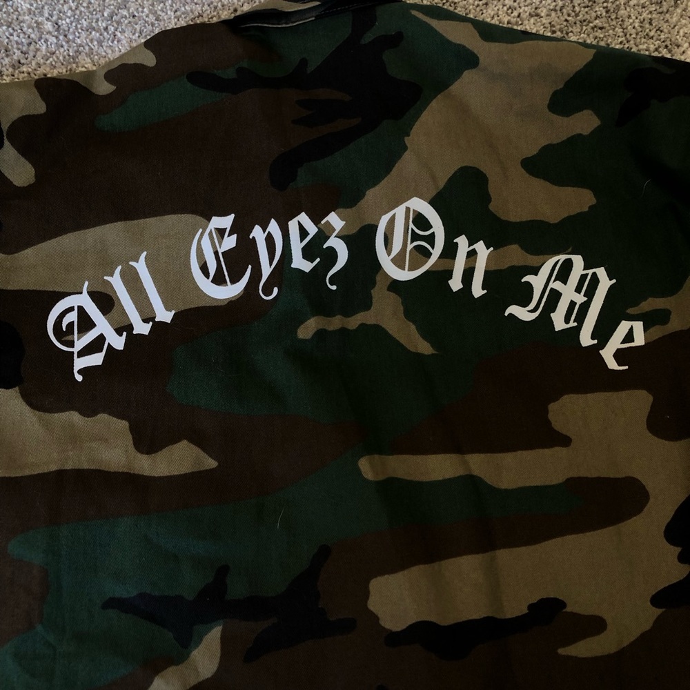 Tupac ‘All Eyez On Me’ Camo Army Jacket - Gem